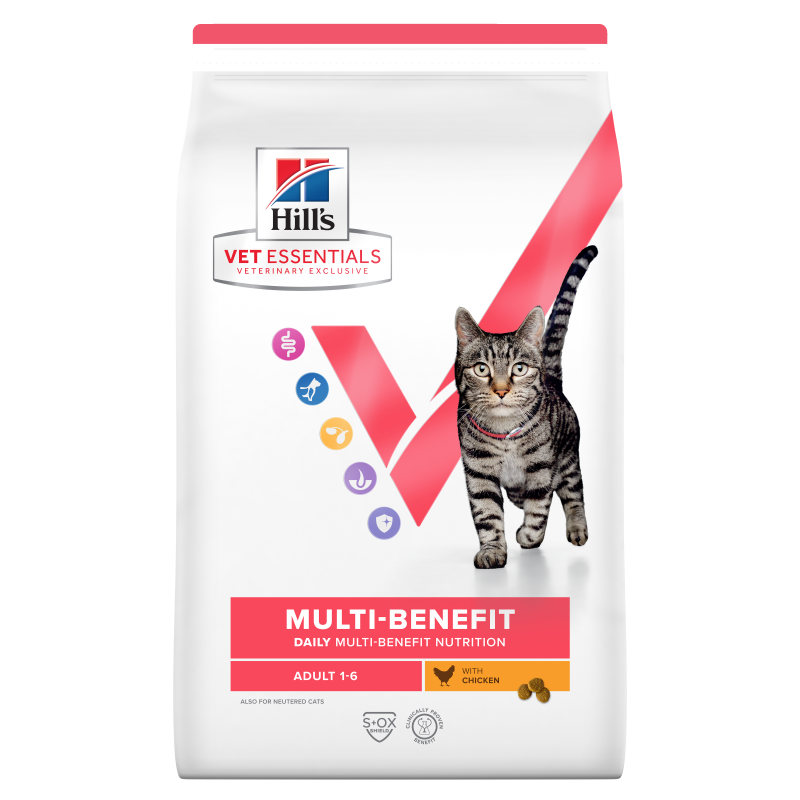 Hill's Vet Essentials Cat Multi-Benefit Adult chicken - croquettes 1,5 kg
